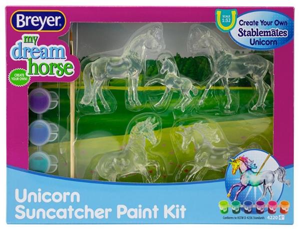 Breyer stablemate unicorn suncatcher craft kit