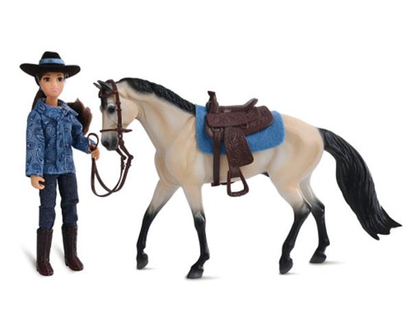 Breyer Western Horse and rider classic size