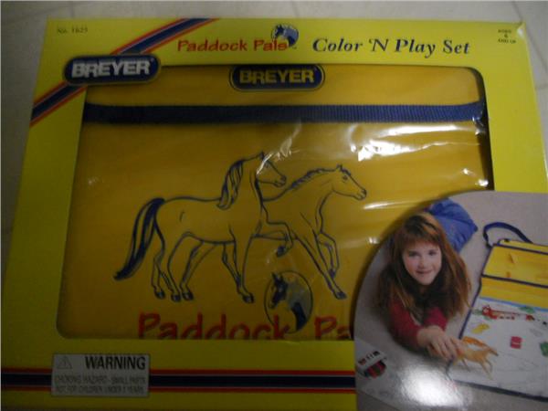 Breyer paddock pal color n play set 1625
