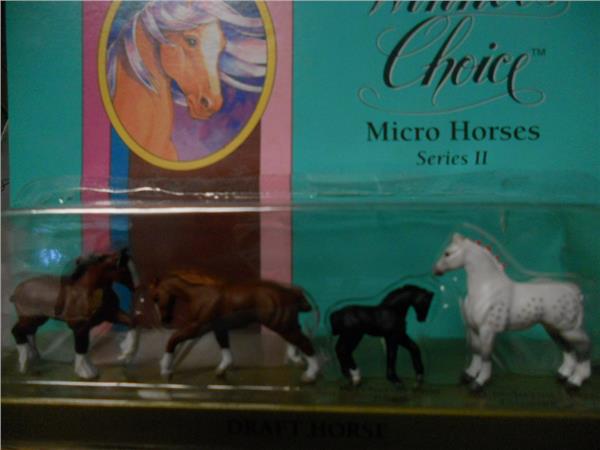 Winners Choice Breyer Micro Mini Draft Horses